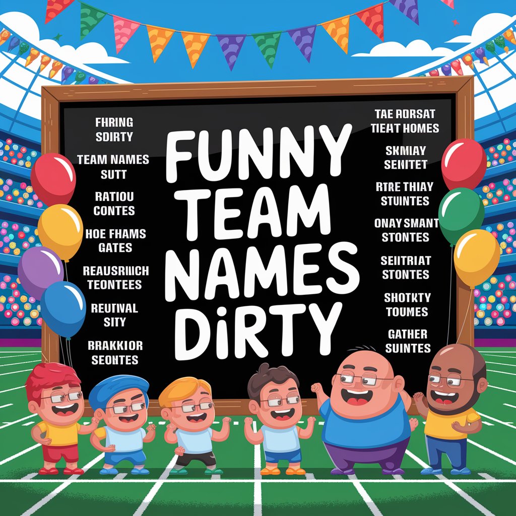 Funny and Dirty Team Names for a Wild Game Night