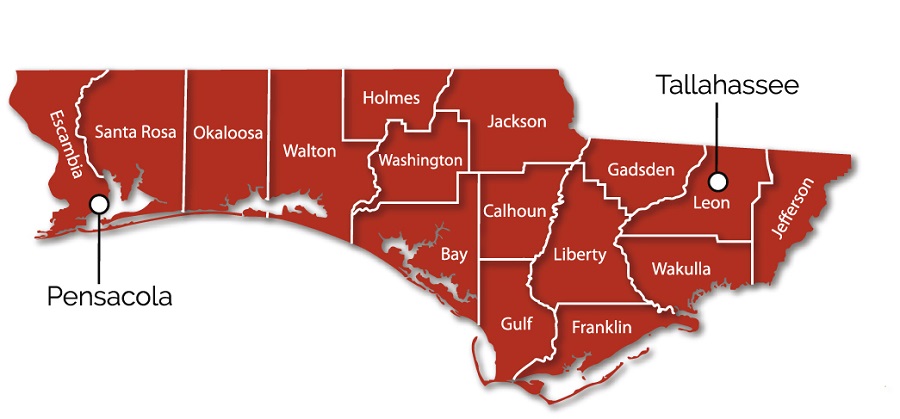 Interactive Map of Florida Panhandle – Explore Now